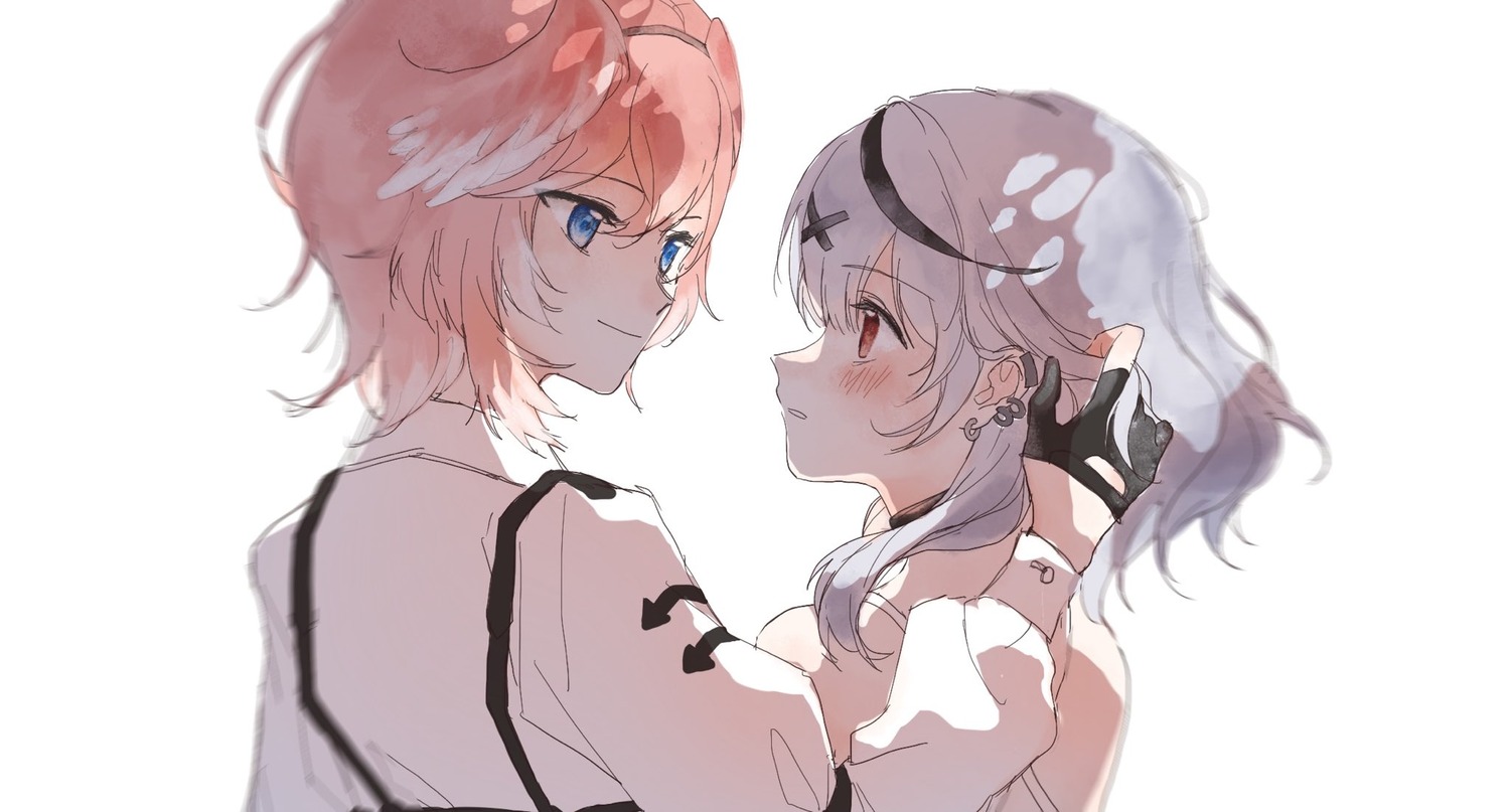 sayasora hololive sakamata chloe takane lui sketch uniform wings yuri | #938726 | yande.re